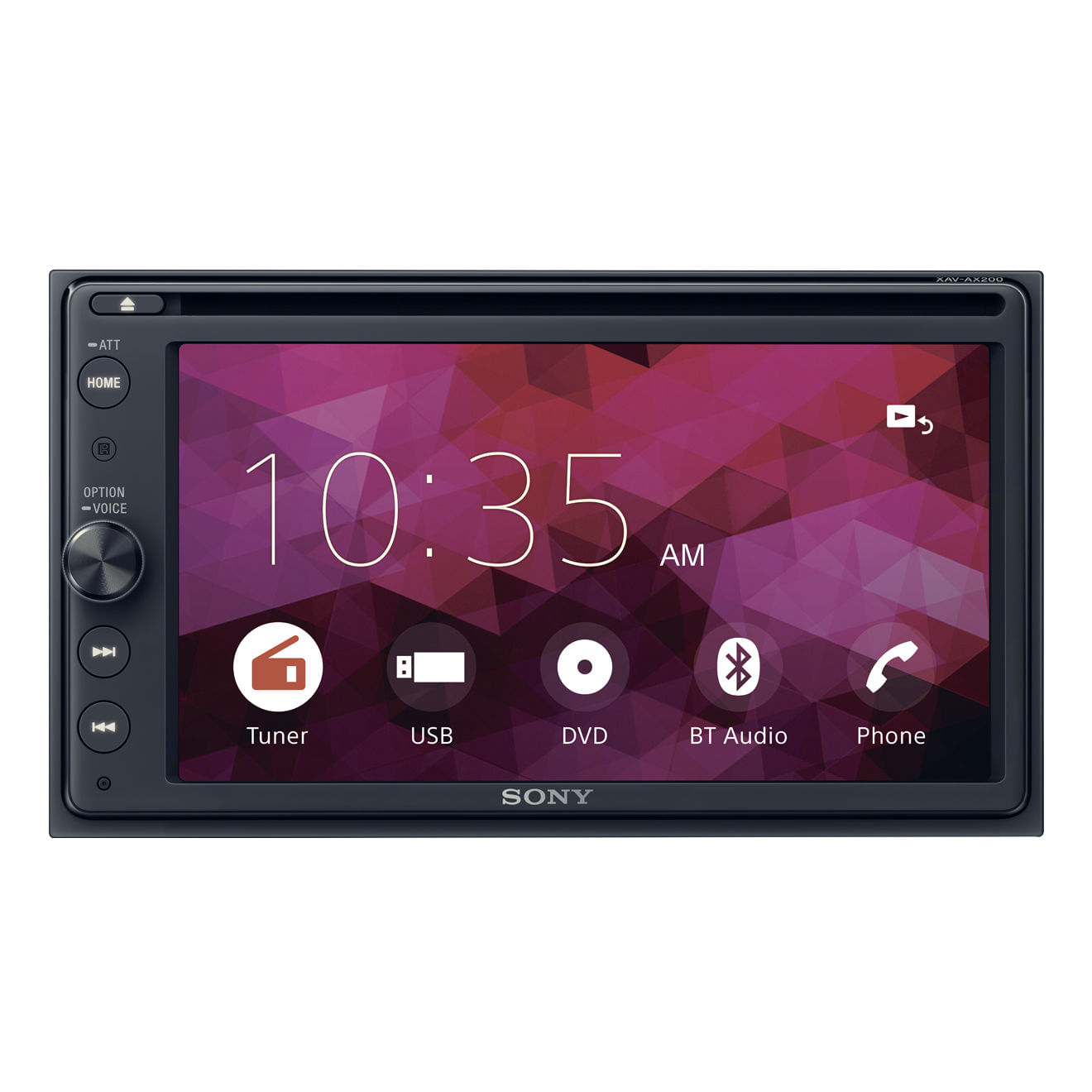Ripley - RADIO AUTO XAV-AX200 SONY 2DIN DVD BT CAR PLAY ANDROID AUTO
