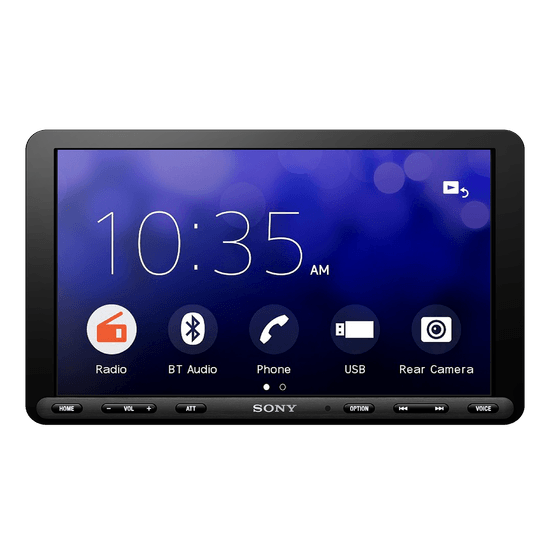 Receptor multimedia de 22,7 cm (8,95") con Bluetooth® | Sony Store ...